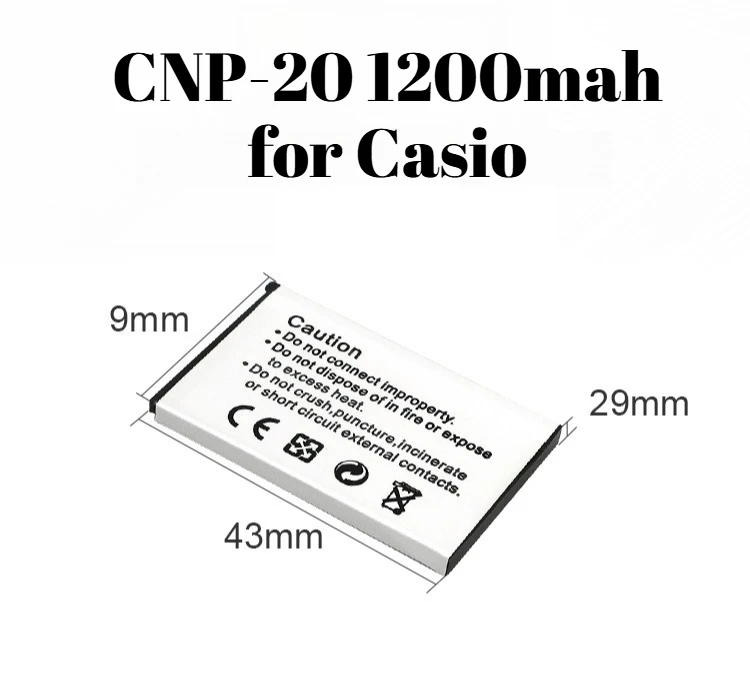 카시오 엑실림 EX-Z770 Z750 Z700 Z230 Z200 Z120 Z110 Z90 Z77 Z57 디지털 카메라용 CNP ...