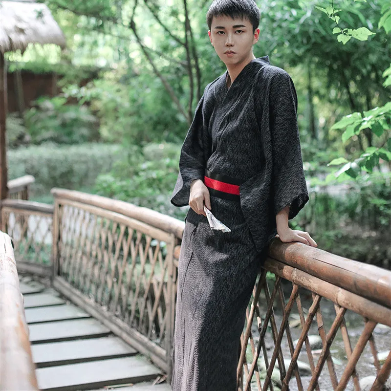 Black Yukata Men