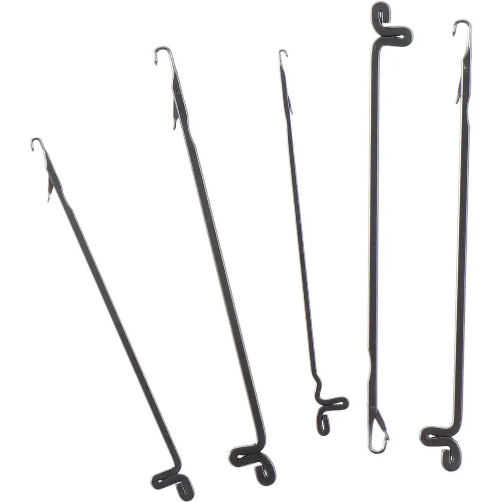 35Pcs 7 Sizes Metal Latch Crochet Hooks, Needle Hook Stopper ,Weave ...