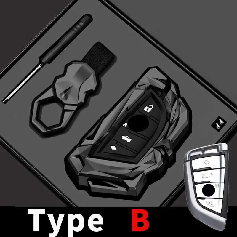 zinc alloy Car Key Cover Keychain Key Case For BMW X1 X3 X4 X5 X6 ...