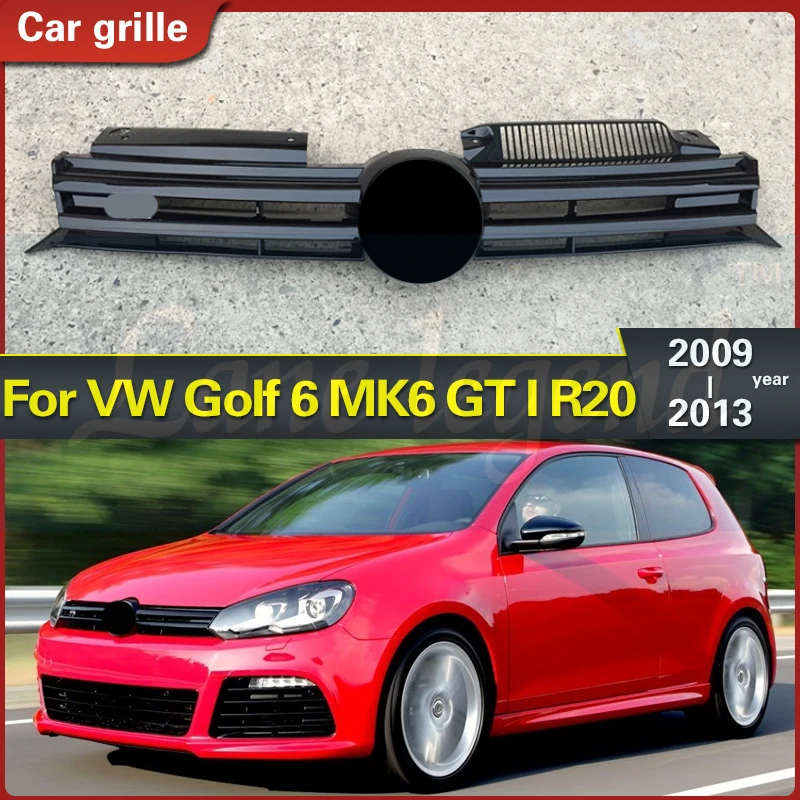 R20-style-ABS-glossy-black-lower-Grille-front-bumper-grill-For ...