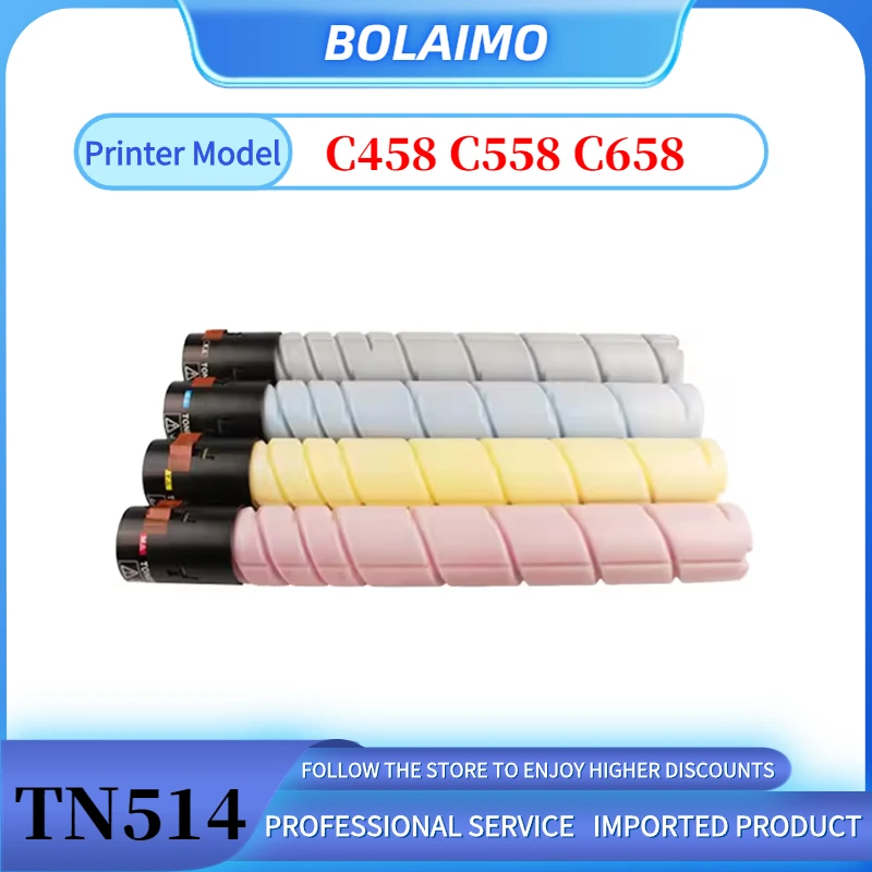 1PCS-TN514-Toner-Cartridge-For-Konica-Minolta-Bizhub-C458-C558-C658 ...