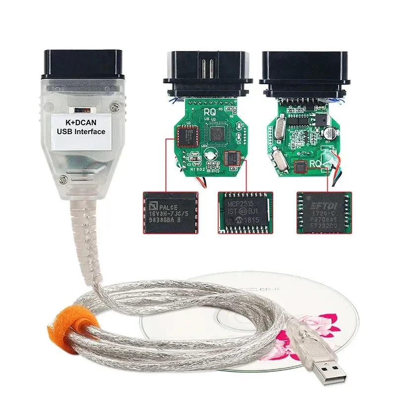 NEW-OBDII-for-BMW-Switch-Diagnostic-Cable-K-DCAN-USB-Interface-Ediabas ...
