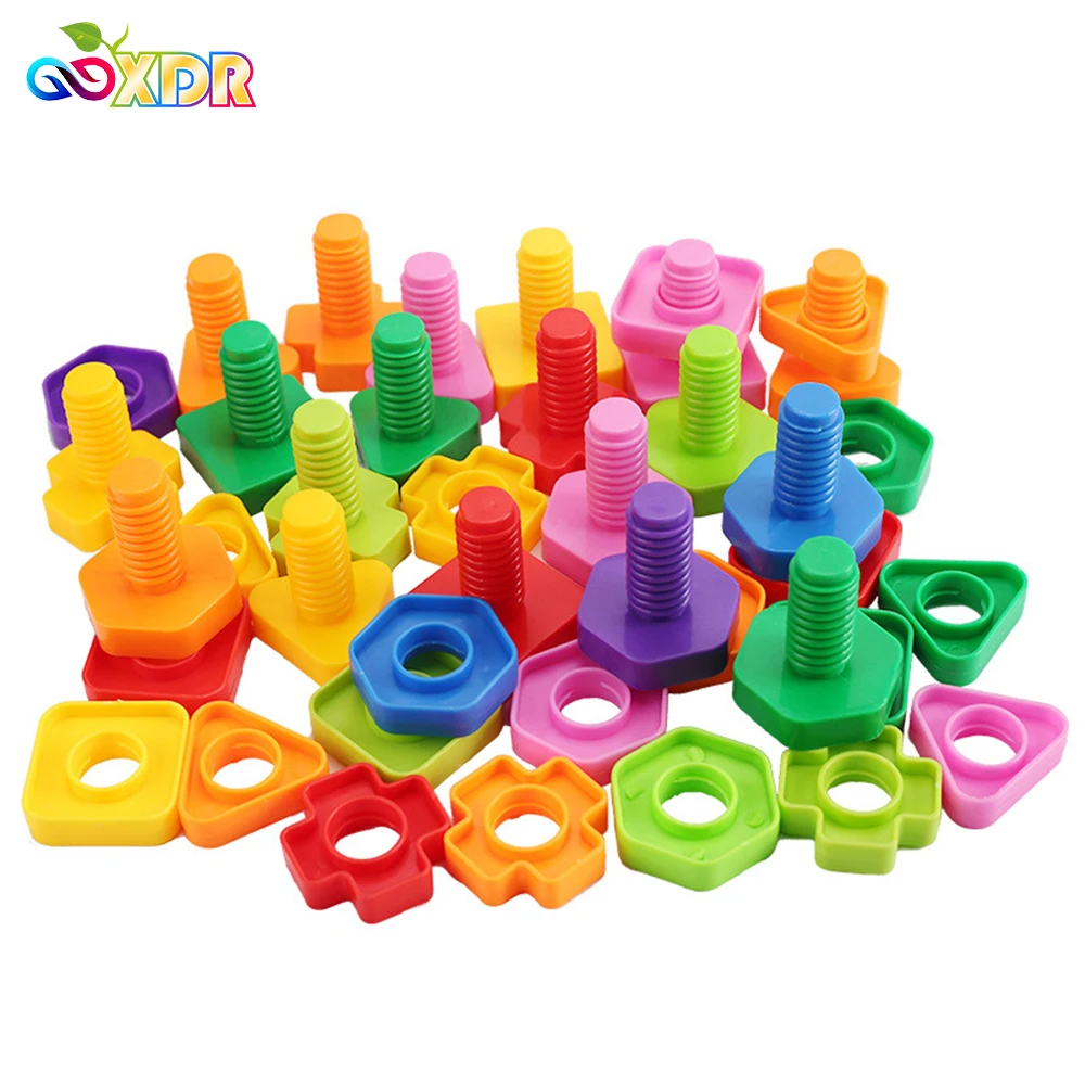 10/20pcs Set Screw Building Blocks Creative Mosaic Puzzle Toys For ...