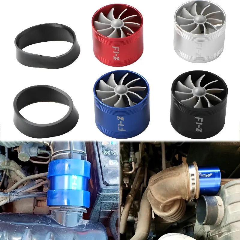 Car-Air-Intake-Turbonator-Single-Fan-Turbine-Automobile-Intake-Turbo ...