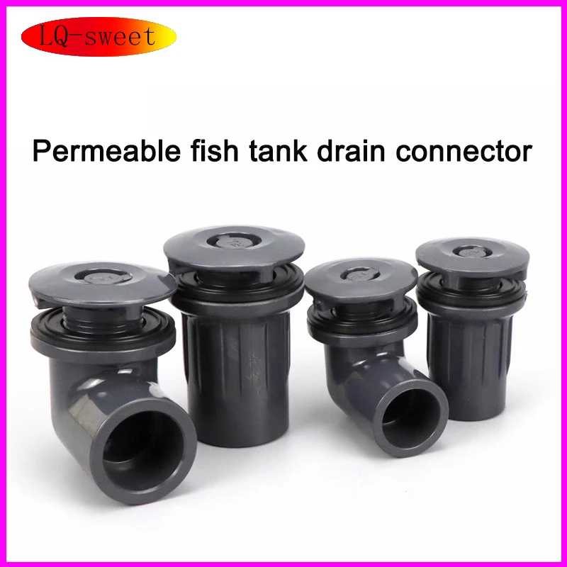Water tank drain joint, fish tank forced drain joint, plastic drain ...
