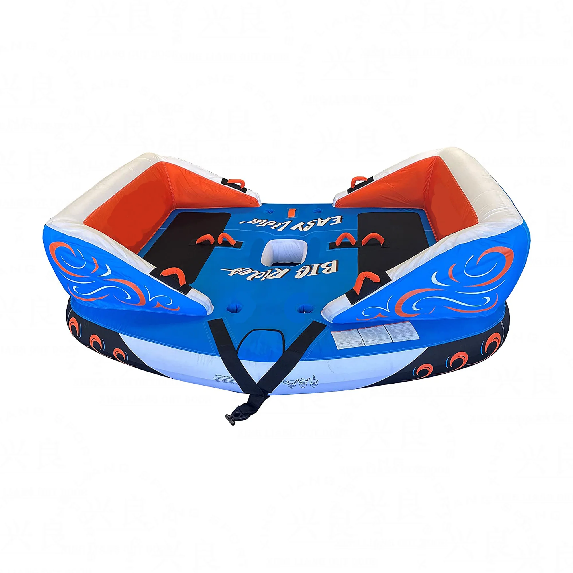 2024-Outdoor-Equipment-Wholesale-2-4-Person-Water-Ski-Tube-Inflatable ...