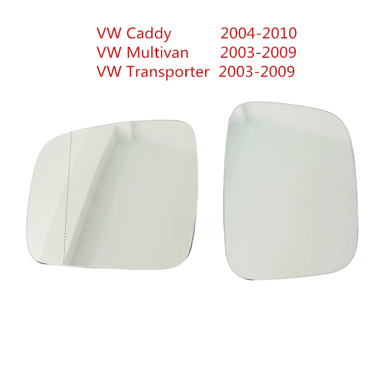 Side Mirror Glass For VW Multivan Or Transporter 2003-2009 Caddy 2004 ...