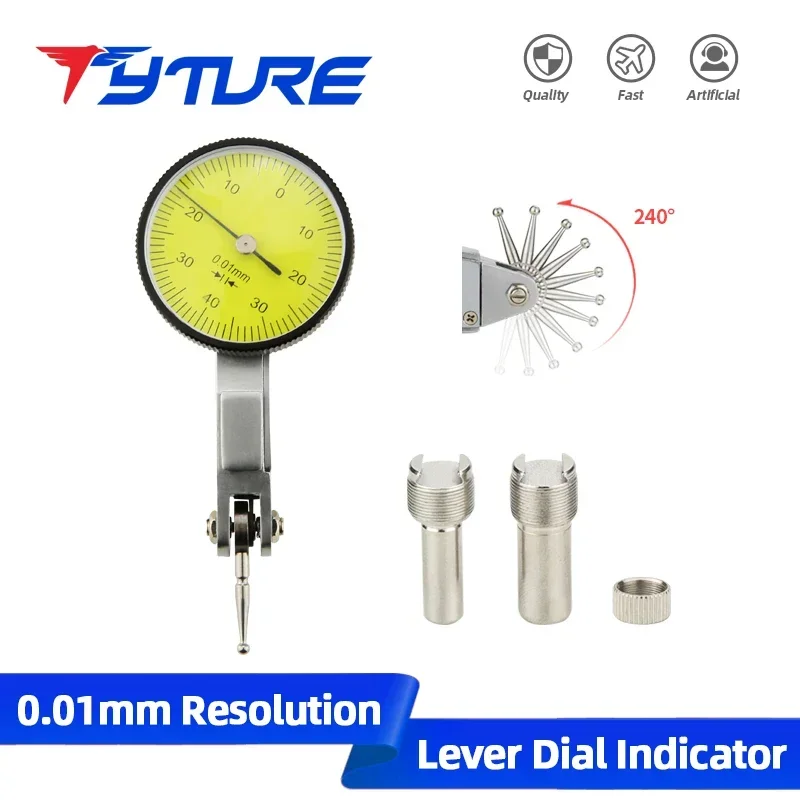 TYTURE-Lever-Dial-Indicator-Gauge-With-Measuring-Probes-Mechanical ...