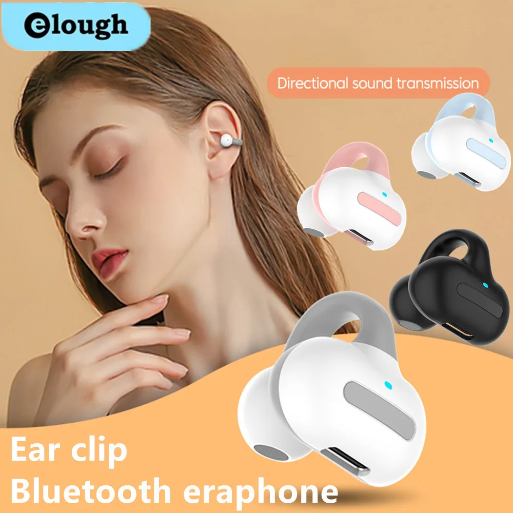 Elough-Wireless-Ear-Clip-Bone-Conduction-Headphones-Bluetooth-Not-On ...