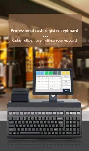 Cash Register Keyboard