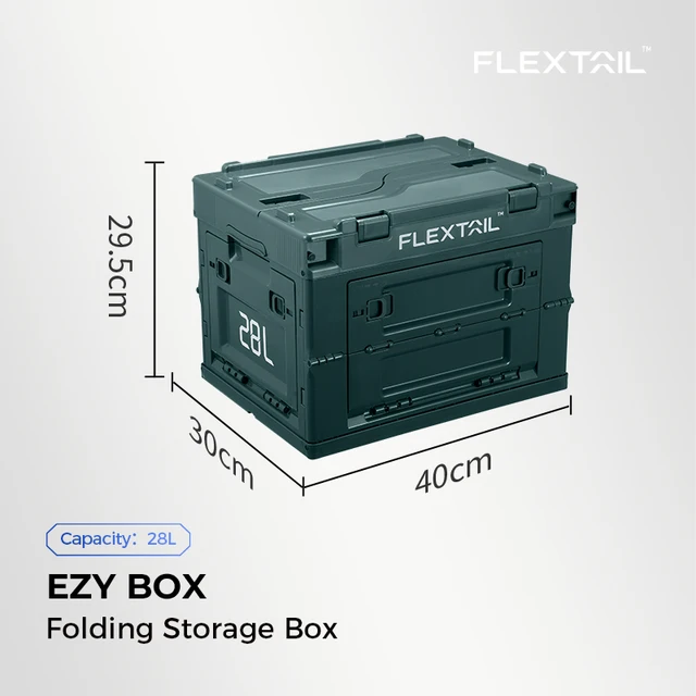 Flextailgear Outdoor Camping Folding Storage Box 50L Large Capacity Car ...
