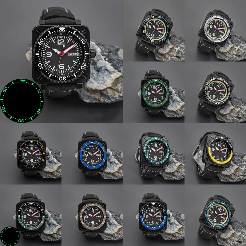 SKX007-Square-Pilot-Cockpit-Watch-with-NH35-36-Automatic-Mechanical ...