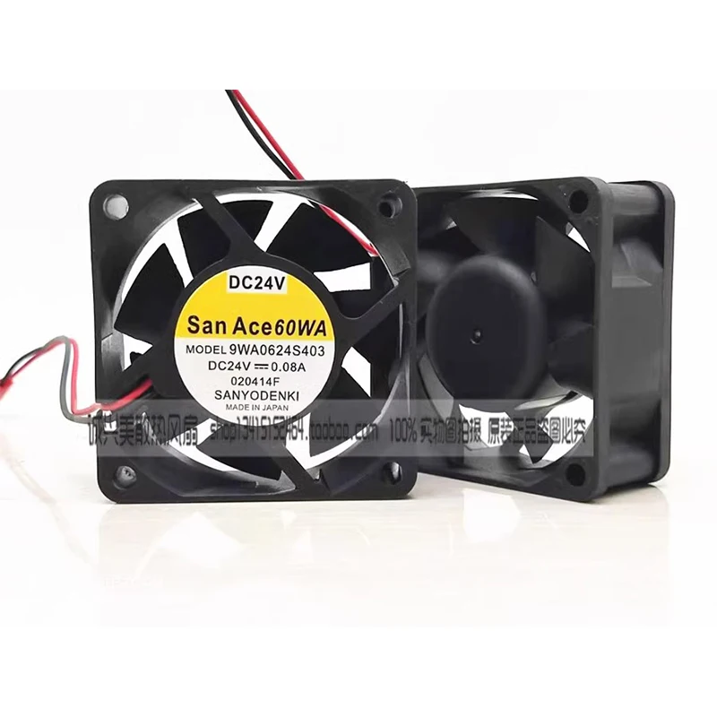 9WA0624S403 24V 0.08A 6025 6cm Fanuc equipment amplifier cooling fan ...