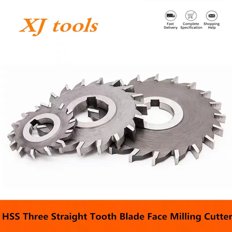 Hot-1PCS-50mm-63mm-75mm-80mm-100mm-125mm-130mm-150mm-HSS-Three-Straight ...