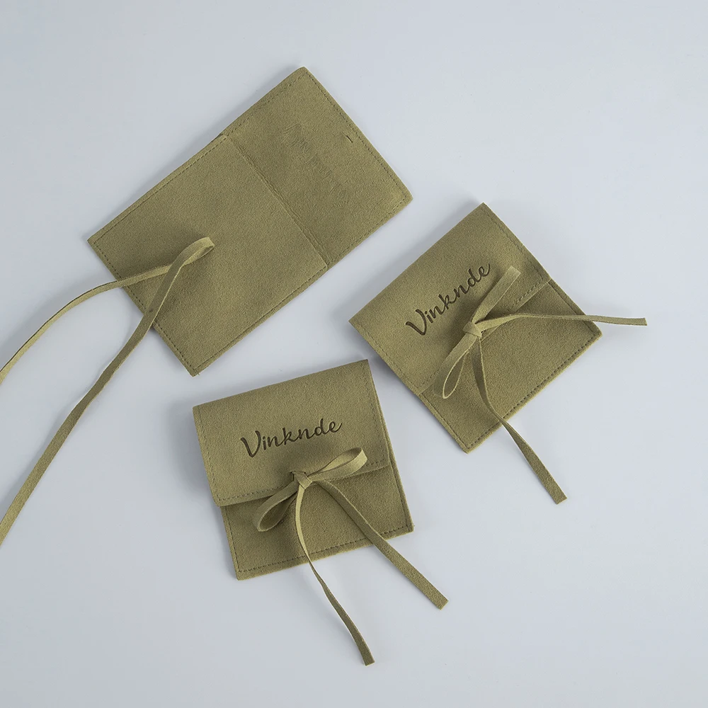 Bolsa de embalaje de joyería personalizada, bolsas de regalo de gamuza ...