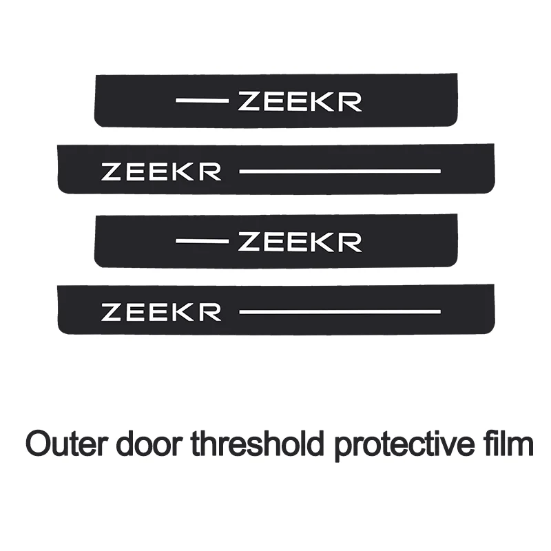 For-ZEEKR-001-2021-2023-Leather-Car-Door-Sill-Sticker-Protection-Plate ...