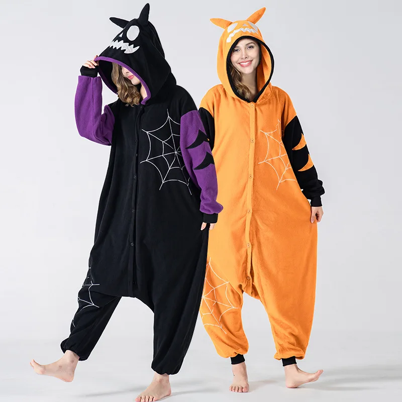 Halloween-Devil-Onesie-Kigurumis-Women-Pajama-Funny-Cute-Overalls-Adult ...
