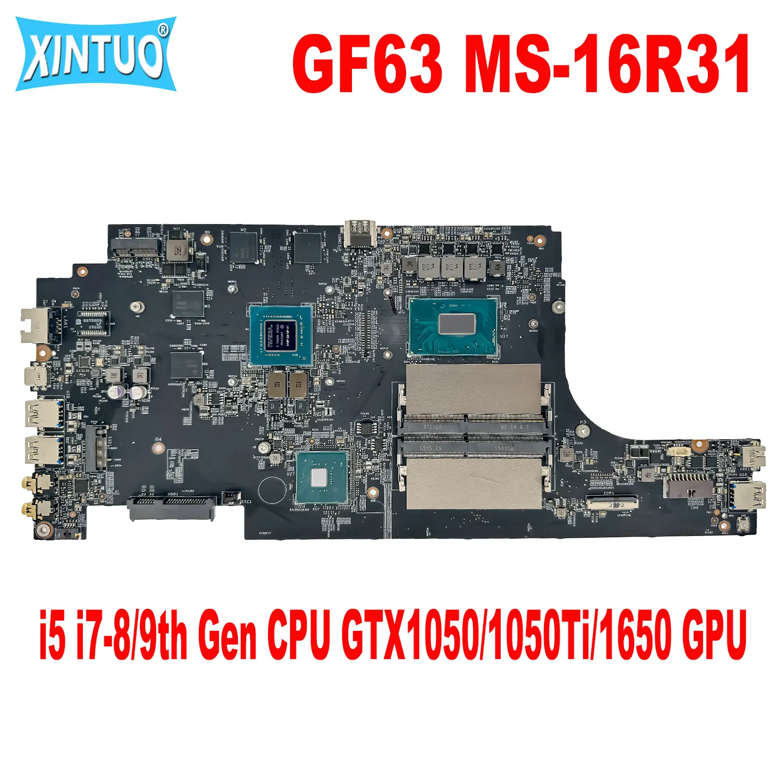 MS-16R31-motherboard-for-MSI-GF63-9SC-MS-16R3-laptop-motherboard-with ...