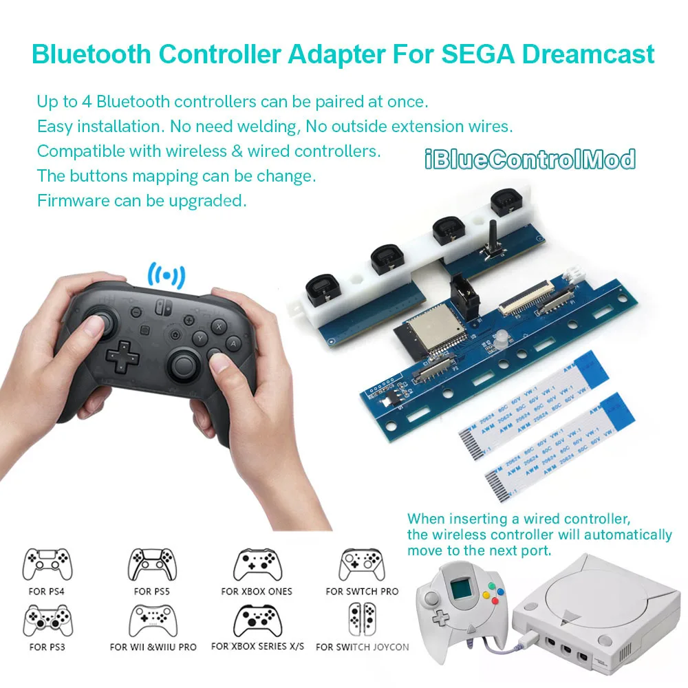 HISPEEDIDO-iBlueControlMod-Gamepad-Wireless-Bluetooth-Controller ...
