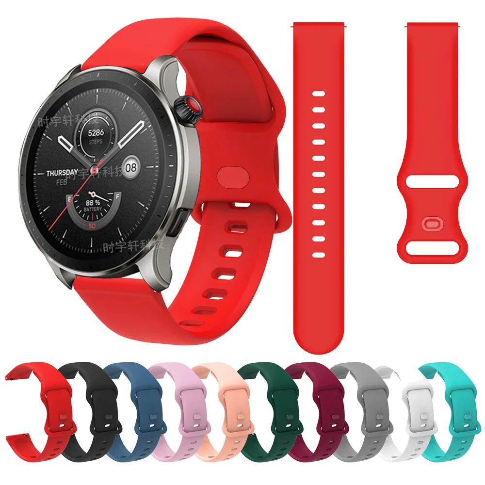 Amazfit-GTR3-Pro-Strap-22mm-silicone-Sports-Watchband-For-Huami-Amazfit ...