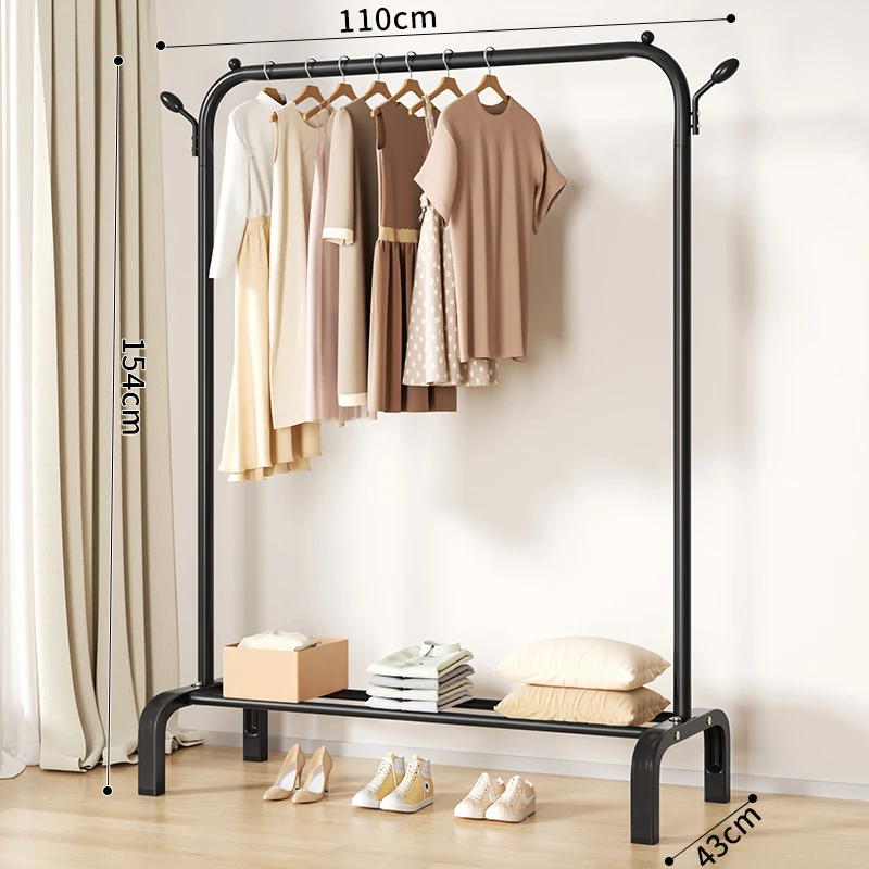Heavy Duty Clothes Rack Drying Space Saver Wheels Metal Purse No Slip ...