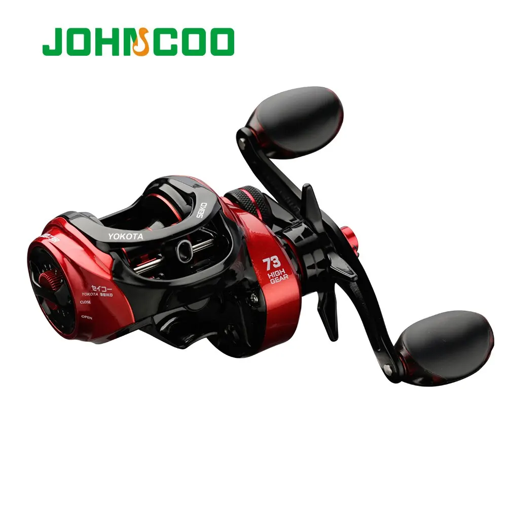 Baitcasting Fishing Reels Max Drag 8kg Ultra Light Casting Reel Fishing Reel para Bass Pike ...