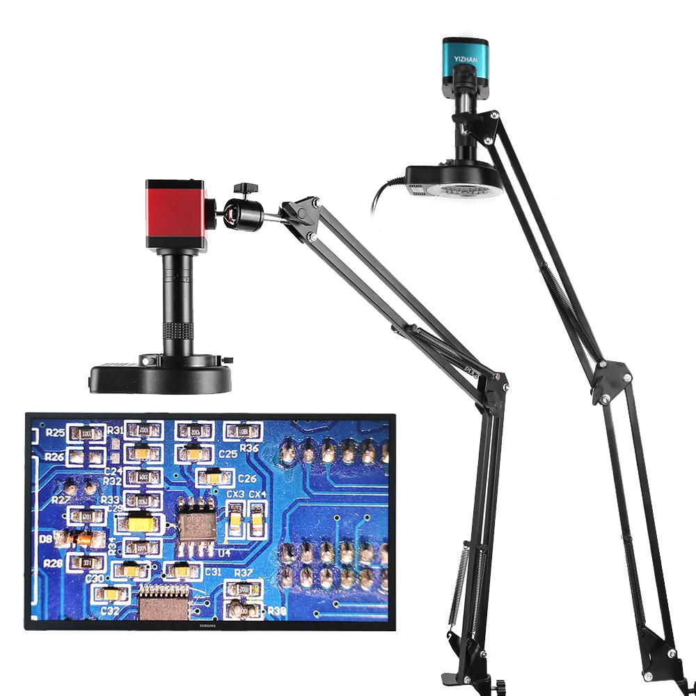 4K-1080P-48MP13MP-HDMI-Industrial-Video-Microscope-Camera-1X-150X-Zoom ...