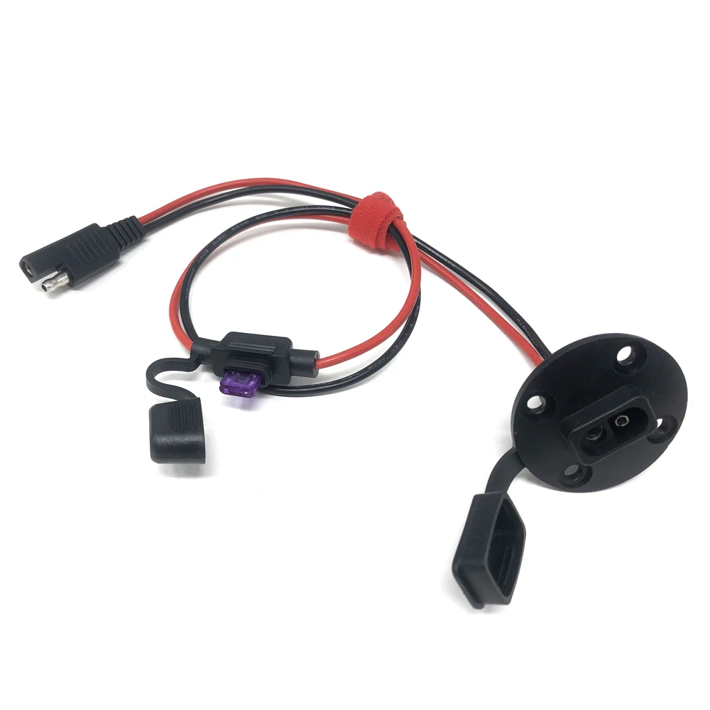 Diy Sae Socket Sidewall Port Waterproof Sae Quick Connect Solar Panel ...