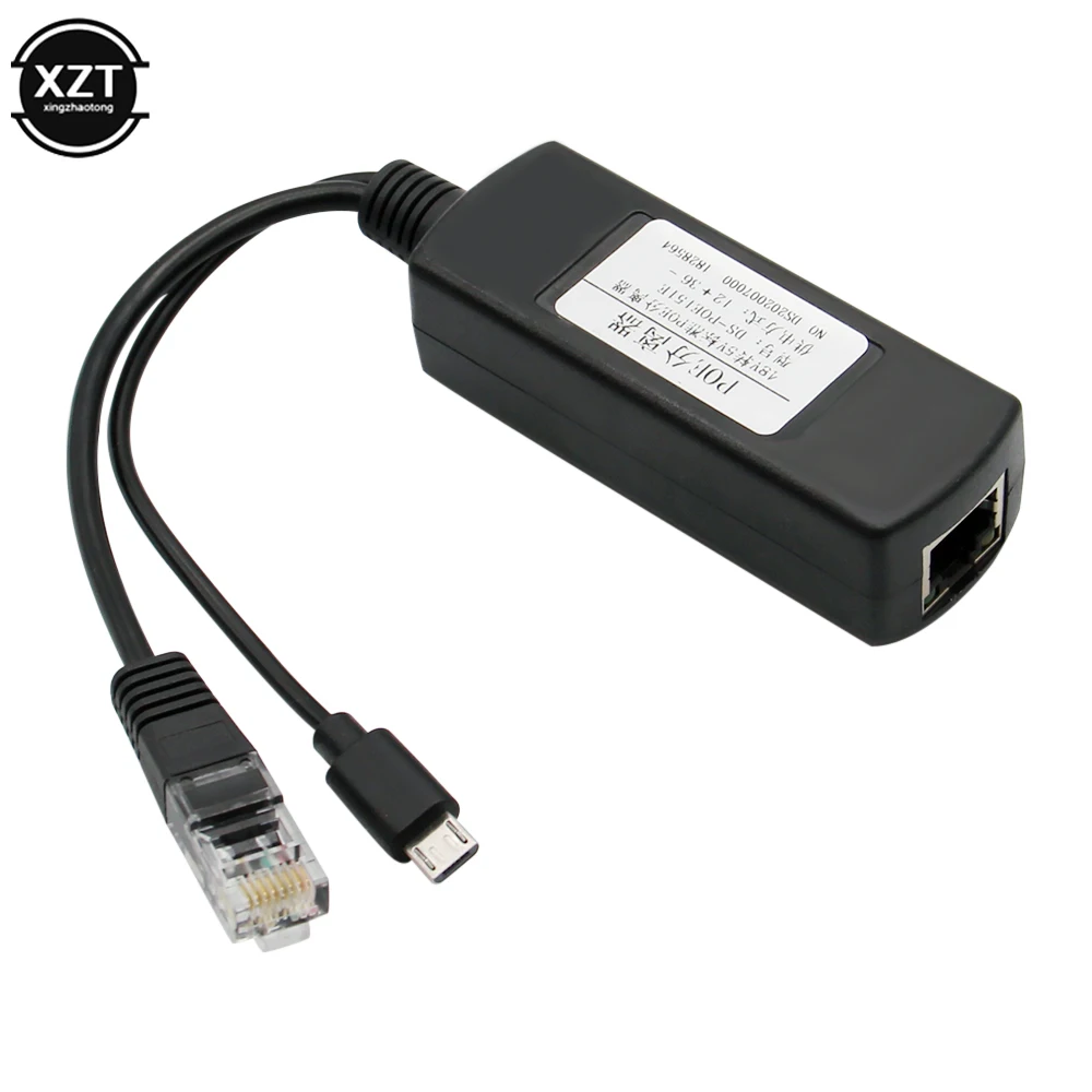 Micro-usb-POE-Splitter-6KV-Anti-interference-Power-Over-Ethernet-48V-to ...