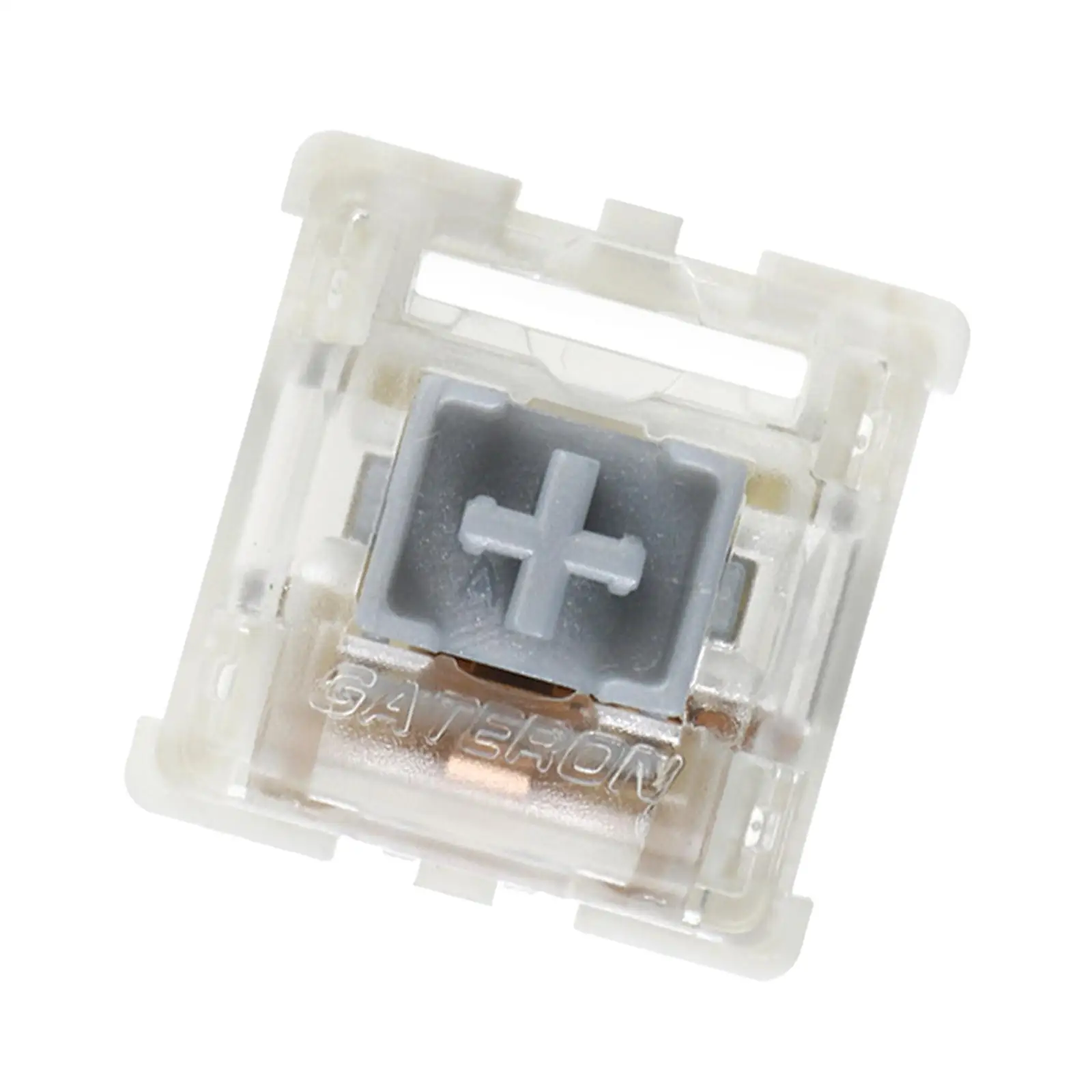 100pcs Silver Switch Replaceable Switches Dust-proof Two-stage Spring ...