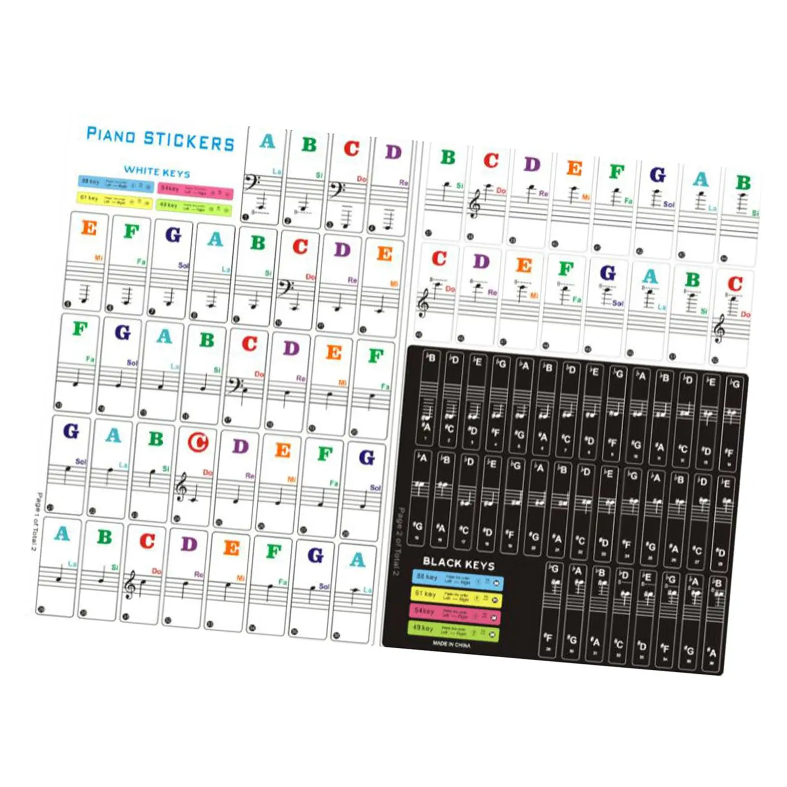 Piano-Keyboard-Stickers-for-88-61-54-49-Key-Colorful-Large-Bold-Letter ...
