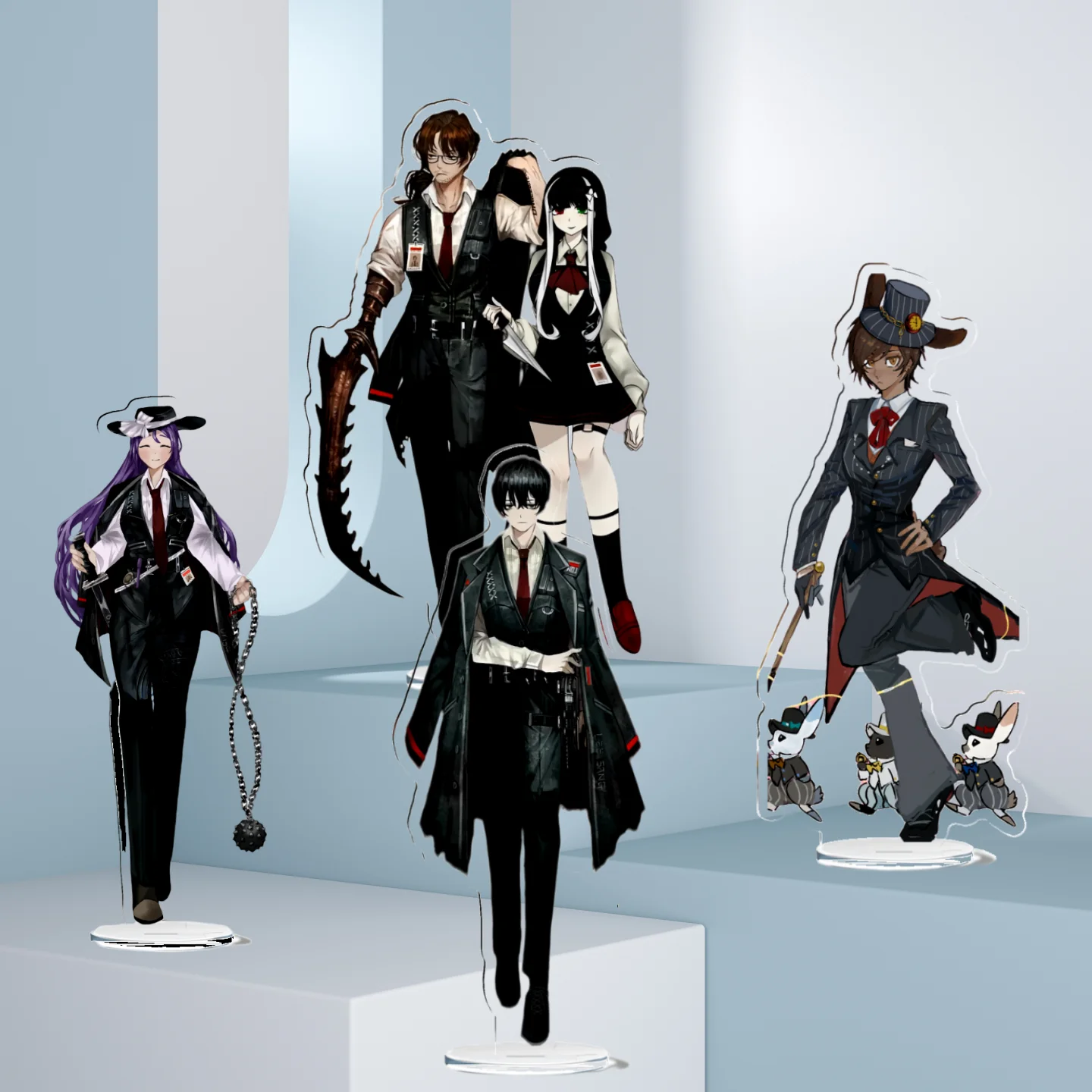 Limbus-Llavero-de-Anime-de-pie-para-mujer-llavero-de-Dante-Don ...