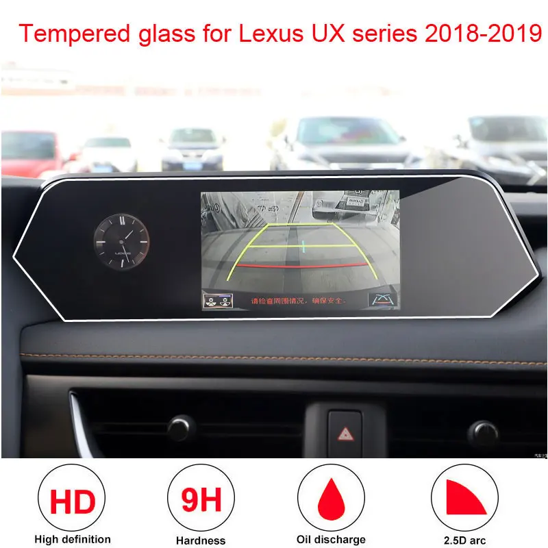 Car Tempered Glass Screen Protective Film Sticker GPS Multimedia LCD ...