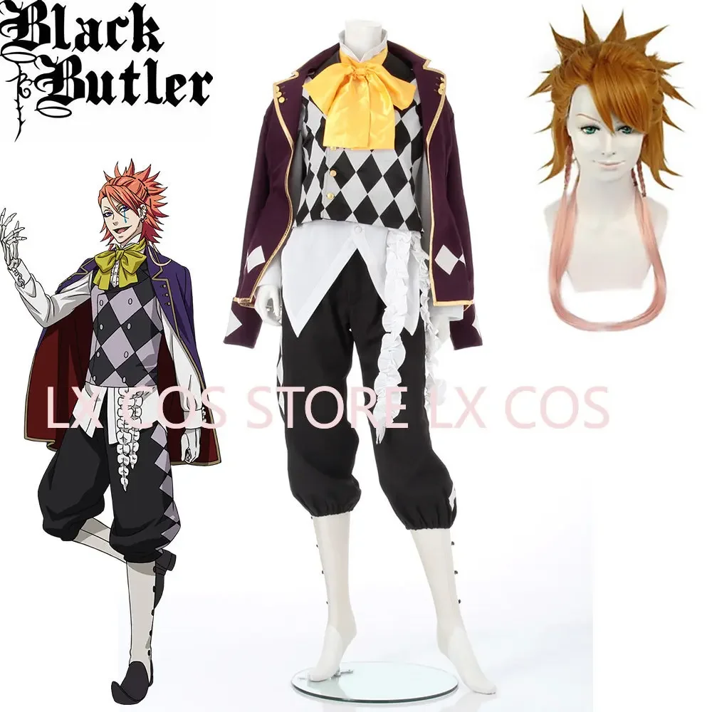 Anime-Black-Butler-Joker-Cosplay-Costume-Custom-Made-Any-Size-Can-Be ...