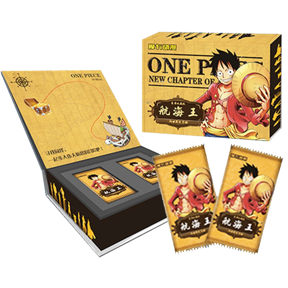 Anime japonês Rare Cards Box, One Piece, Luffy, Zoro, Nami, Chopper ...