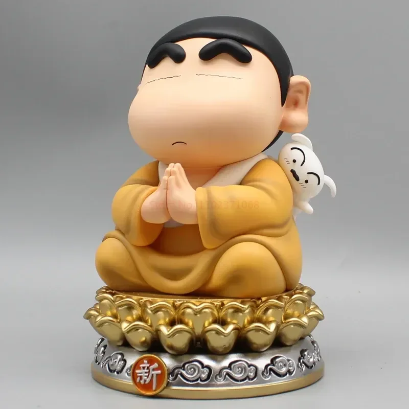 Anime Crayon Shin-chan Cos Buddha Action Figure Toys Shin Chan Figuras ...