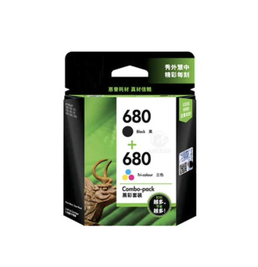 Original hp 680 ink cartridge for HP 3636 3638 3838 2138 2676 2677 2678 ...