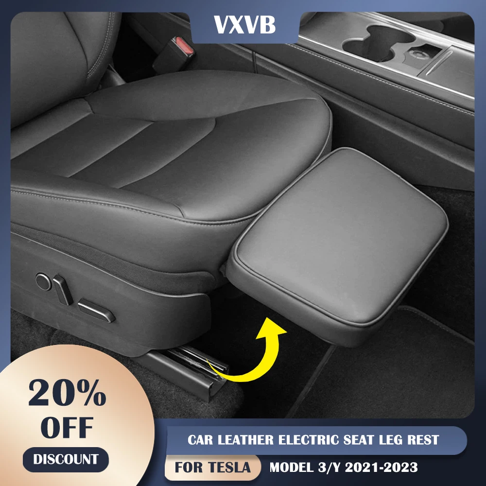 2023-Car-Leather-Electric-Seat-Leg-Rest-For-Tesla-Model-3-Y-Accessories ...