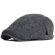 Big Size Newsboy Cap Men Winter Wool Thick Warm Vintage Herringbone ...