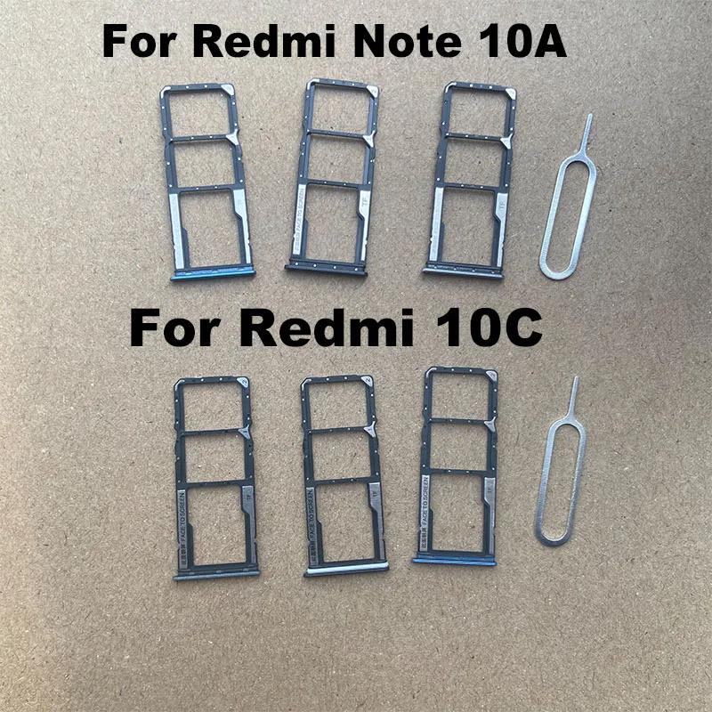 New-For-Xiaomi-Redmi-10A-10C-Sim-Card-Tray-Slot-Holder-Socket-Adapter ...