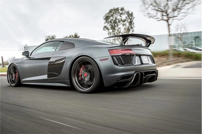 REAL FORGE CARBON FIBER SPOILER For Audi R8 V8 V10 GT 2017 2018 2019 ...