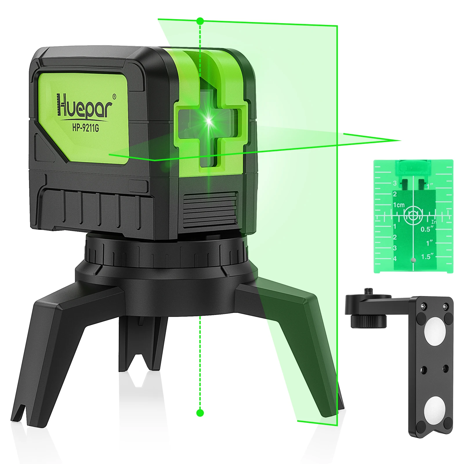 Huepar-9211G-Laser-Level-Green-Beam-Self-leveling-180-Degree-Self ...
