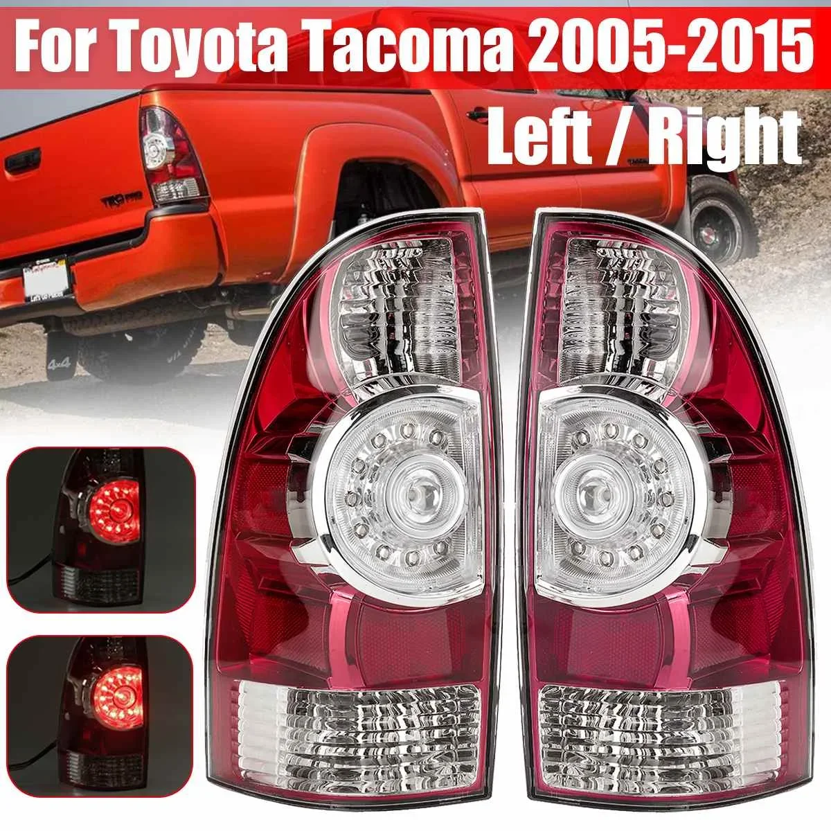LED Rear Brake Lamp Tail Light For Toyota Tacoma Pickup 2005-2015 Car ...
