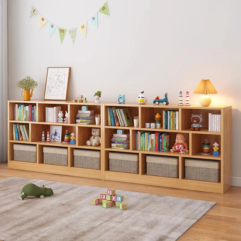 Biblioth-que-de-chambre-coucher-pour-enfants-tag-res-armoires-de ...