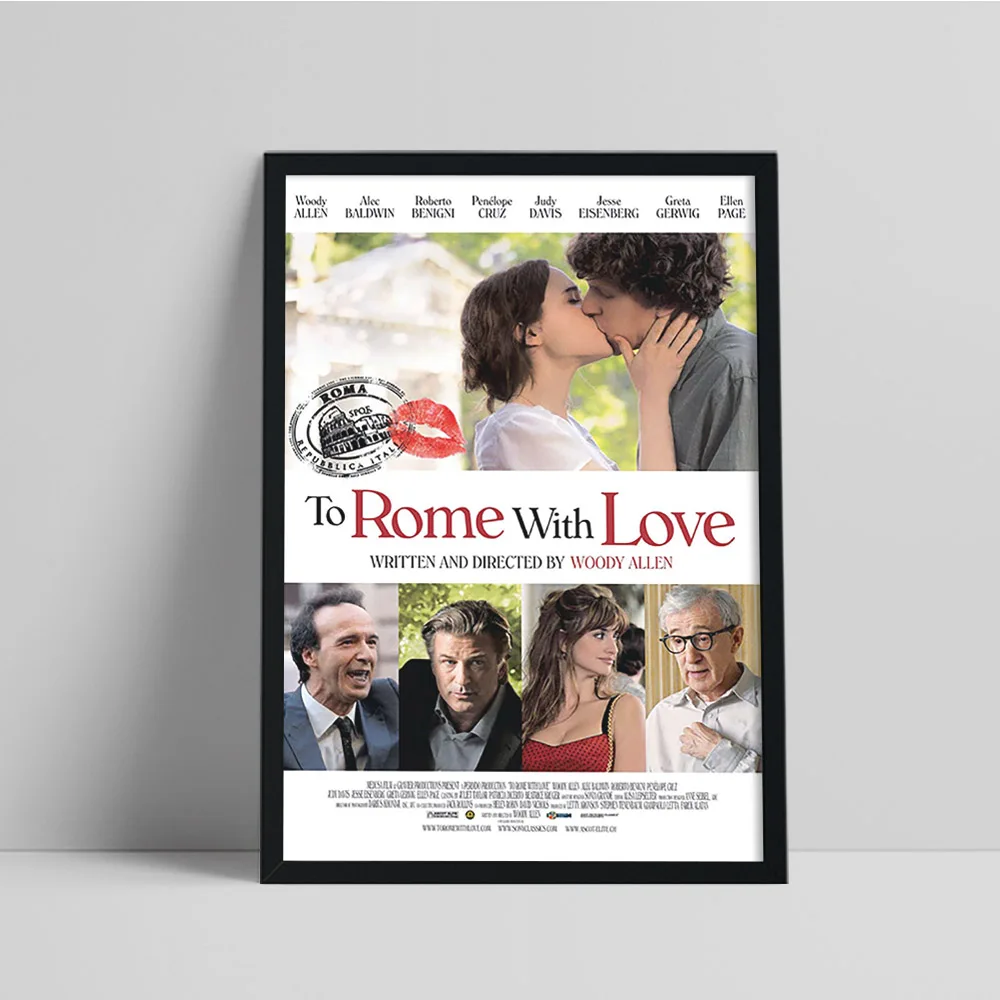 To Rome With Love Poster