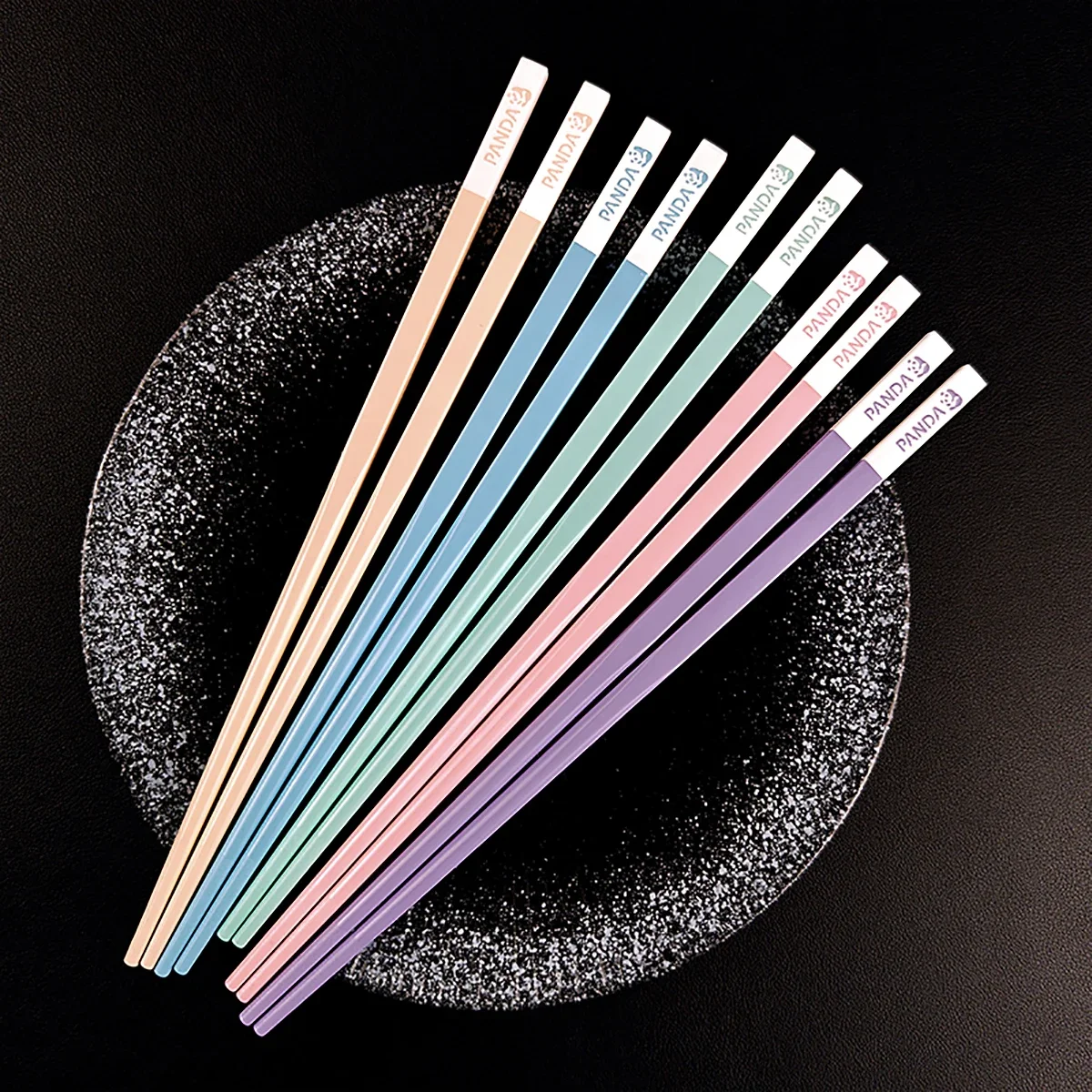 5Pairs Reusable Panda Chopsticks Anti Slip Sushi Chopstick Durable ...