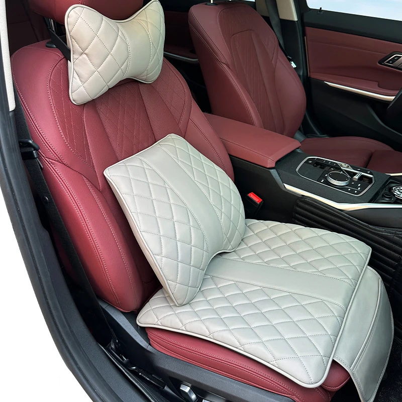 Car-Headrest-Neck-Pillow-Lumbar-Support-Pillow-Car-Seat-Cushion-For ...