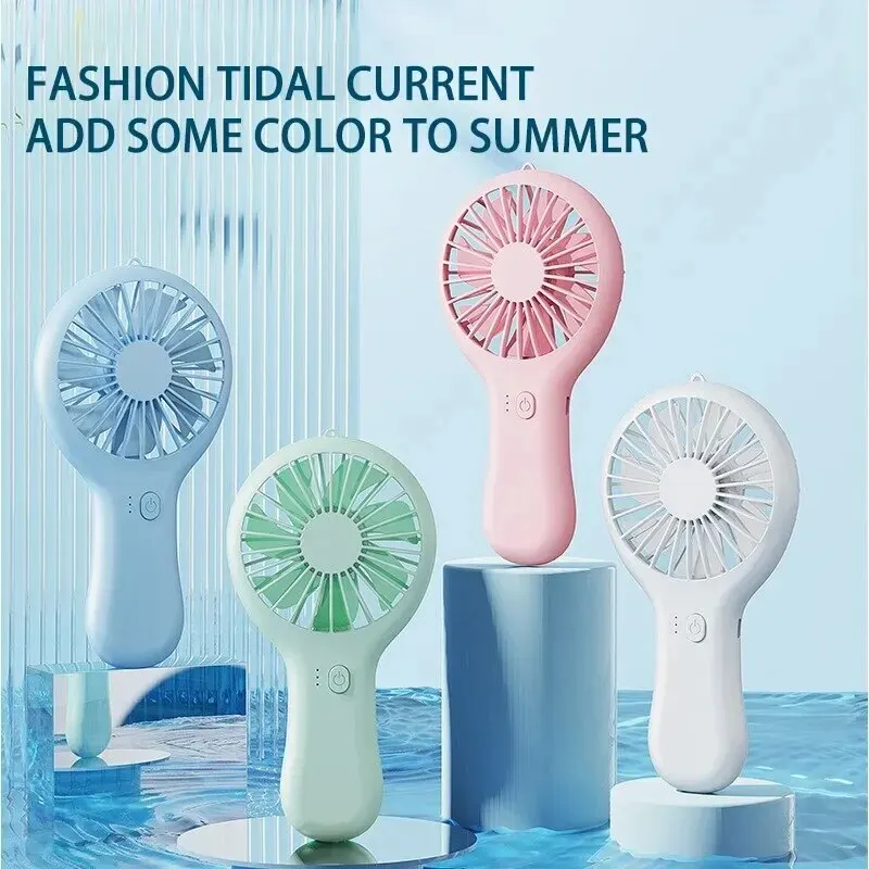 Creative-Mini-Handheld-Small-Fan-USB-Charging-Portable-3-Speed-High ...