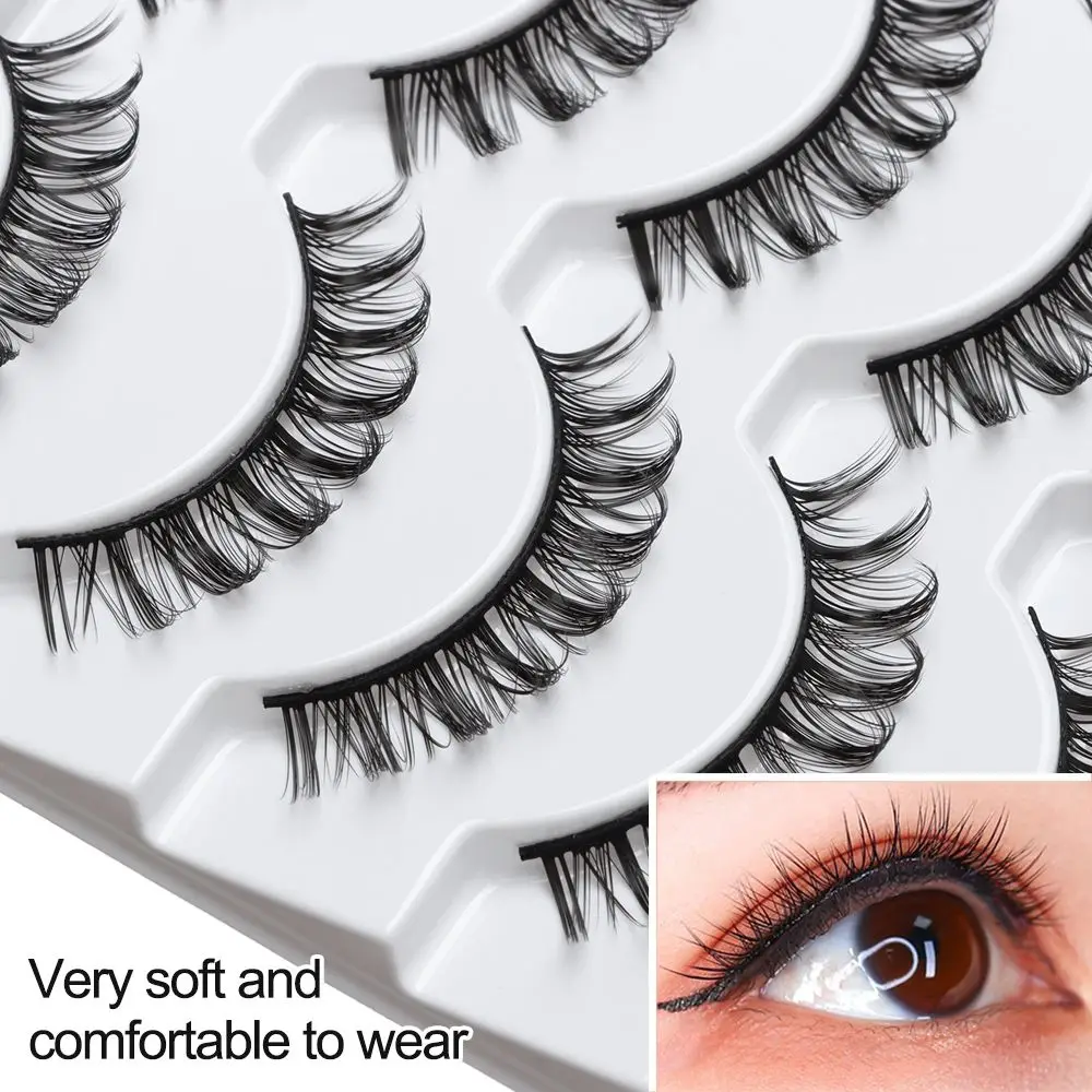 5-Pairs-Russian-DD-Curl-Lashes-10-23mm-Mink-Hair-False-Eyelashes-Full ...
